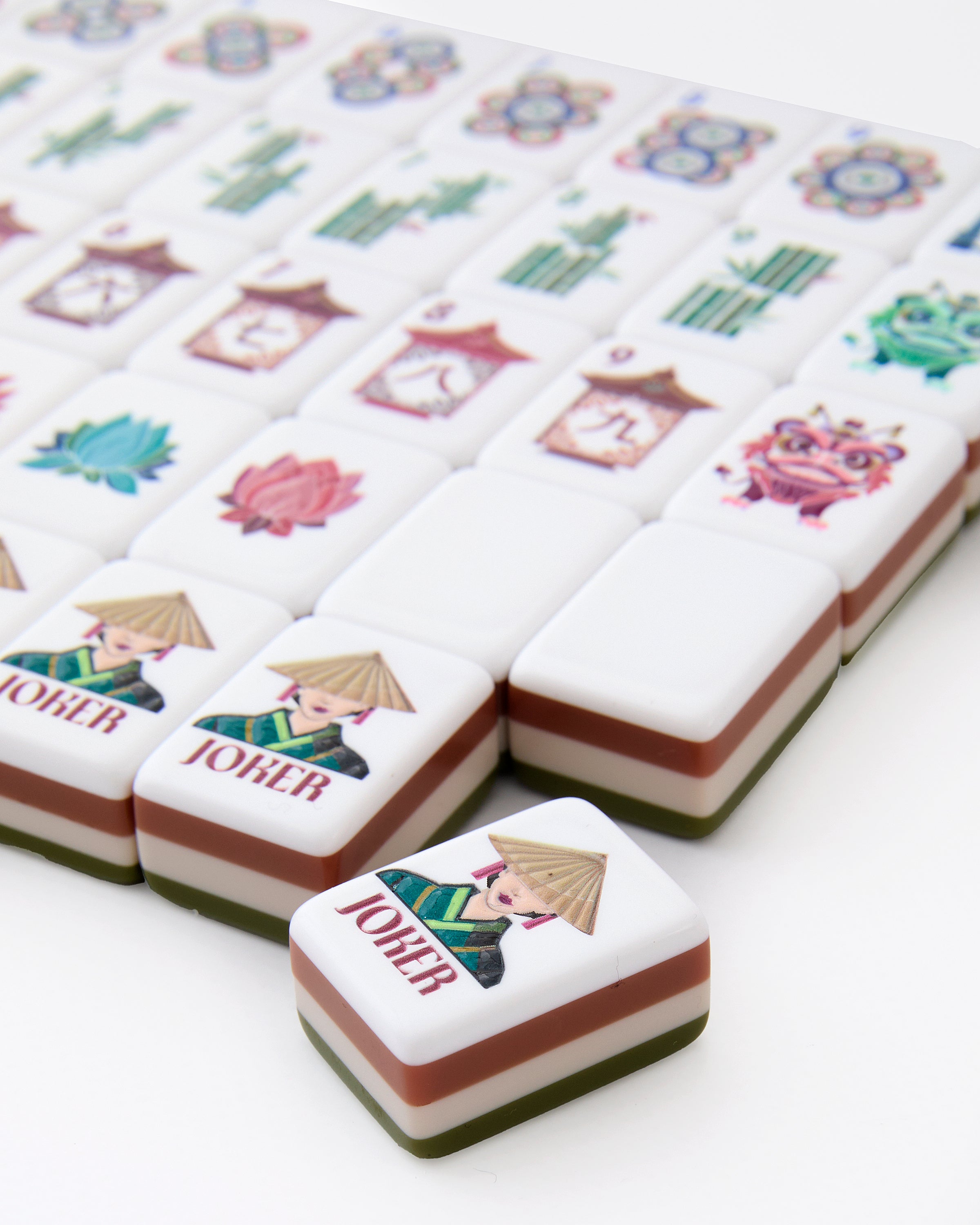 Oh My Mahjong Drake Mahjong Tiles - Premium Contemporary Set — Little ...